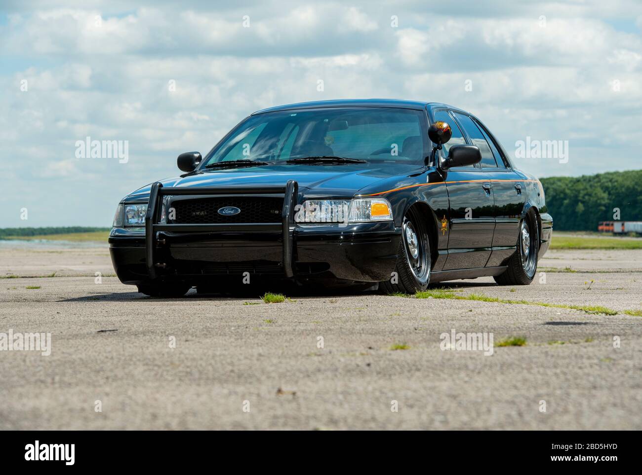 2007 Ford Crown Victoria P71 American Police car Stock Photo - Alamy