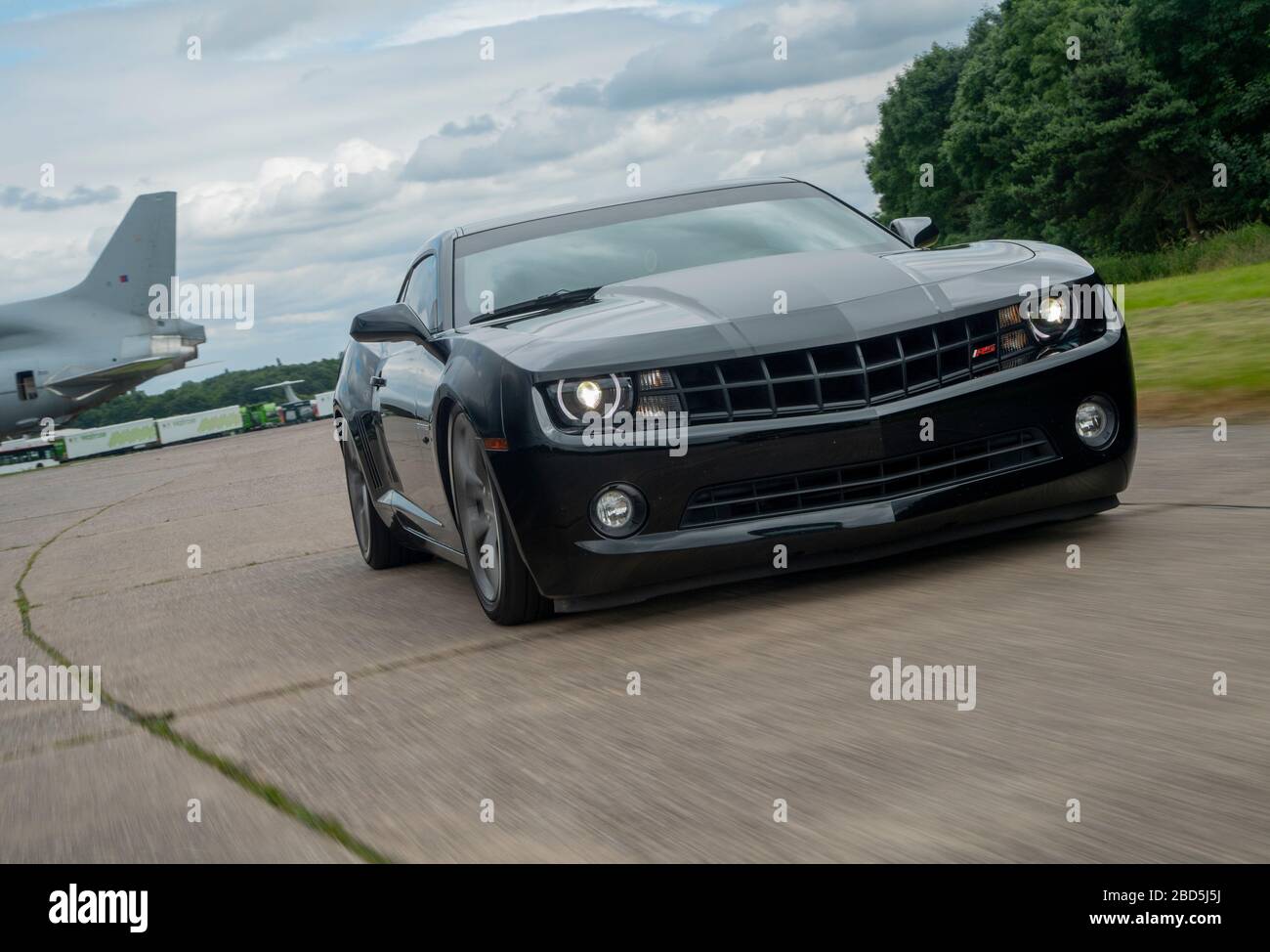 2014 Chevrolet Camaro ZS, modified with air suspension Stock Photo - Alamy