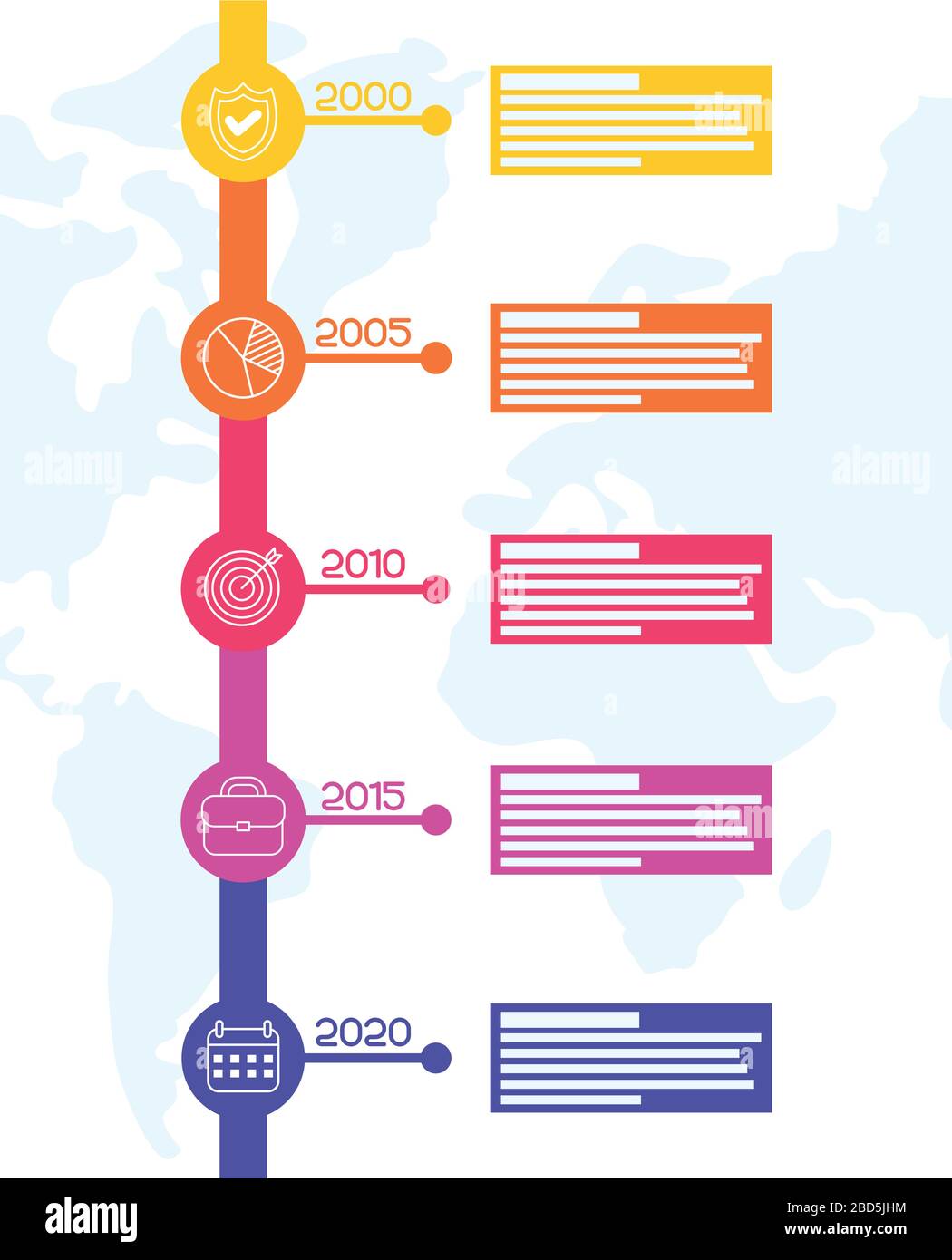 business circular time line infographics with years Stock Vector Image ...