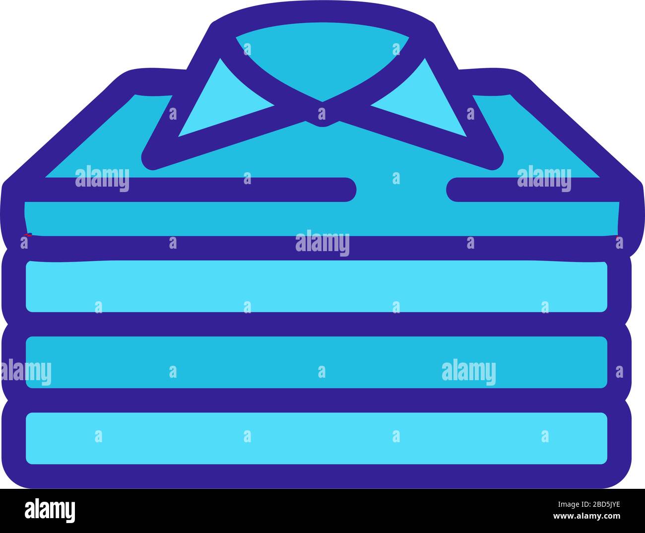 stack shirt icon vector outline illustration Stock Vector Image & Art ...