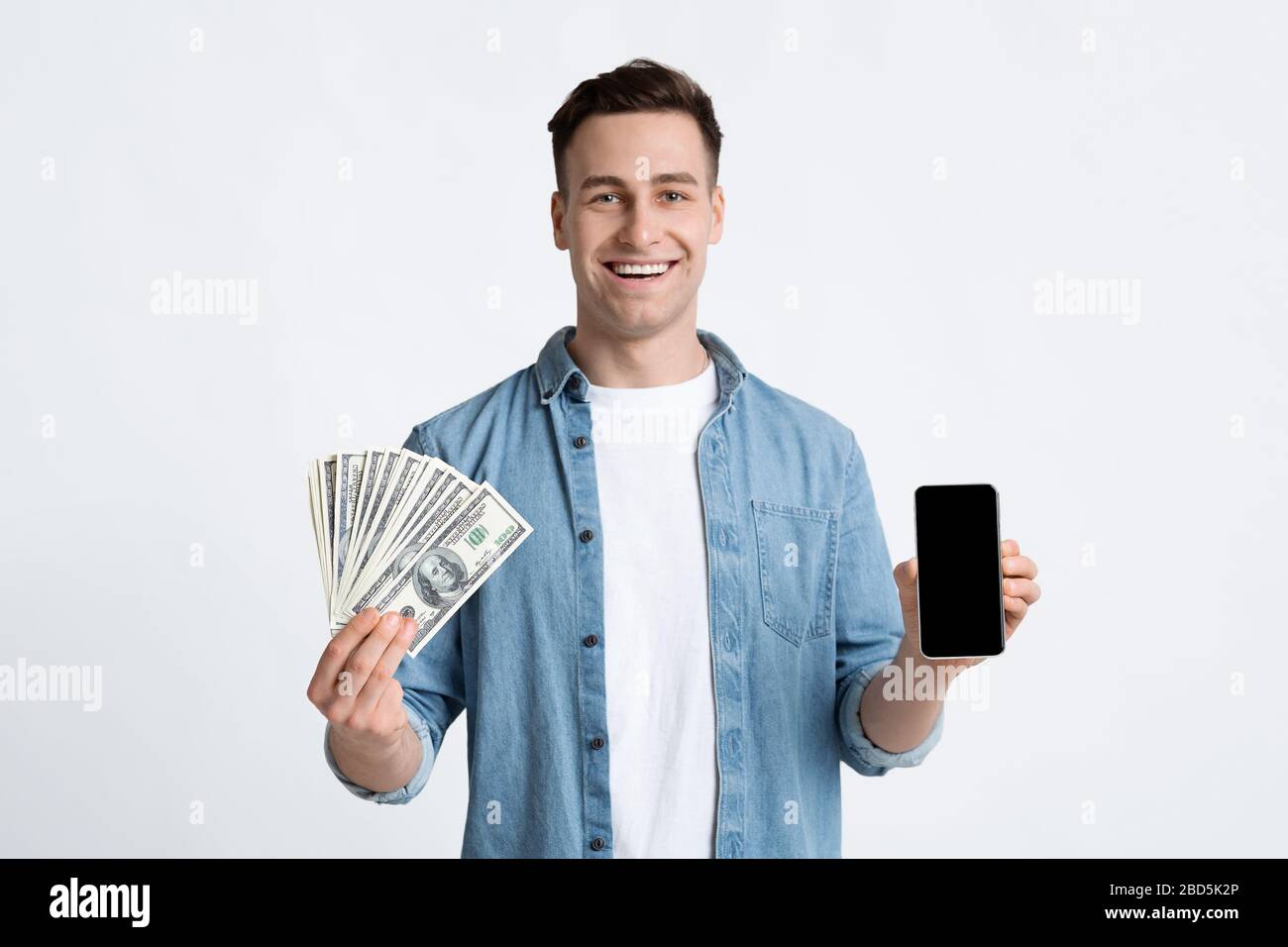 Man Holding Money