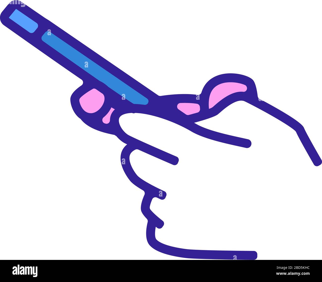 phone message icon vector outline illustration Stock Vector Image & Art ...