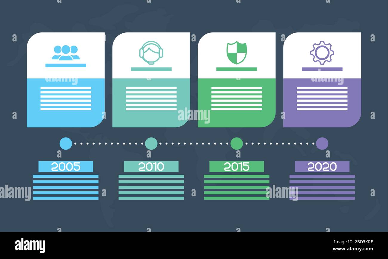 business squares time line infographics Stock Vector Image & Art - Alamy