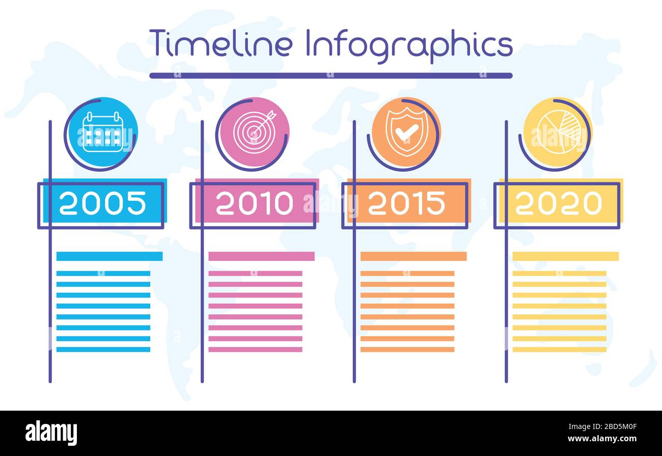 business circular time line infographics with years Stock Vector Image ...
