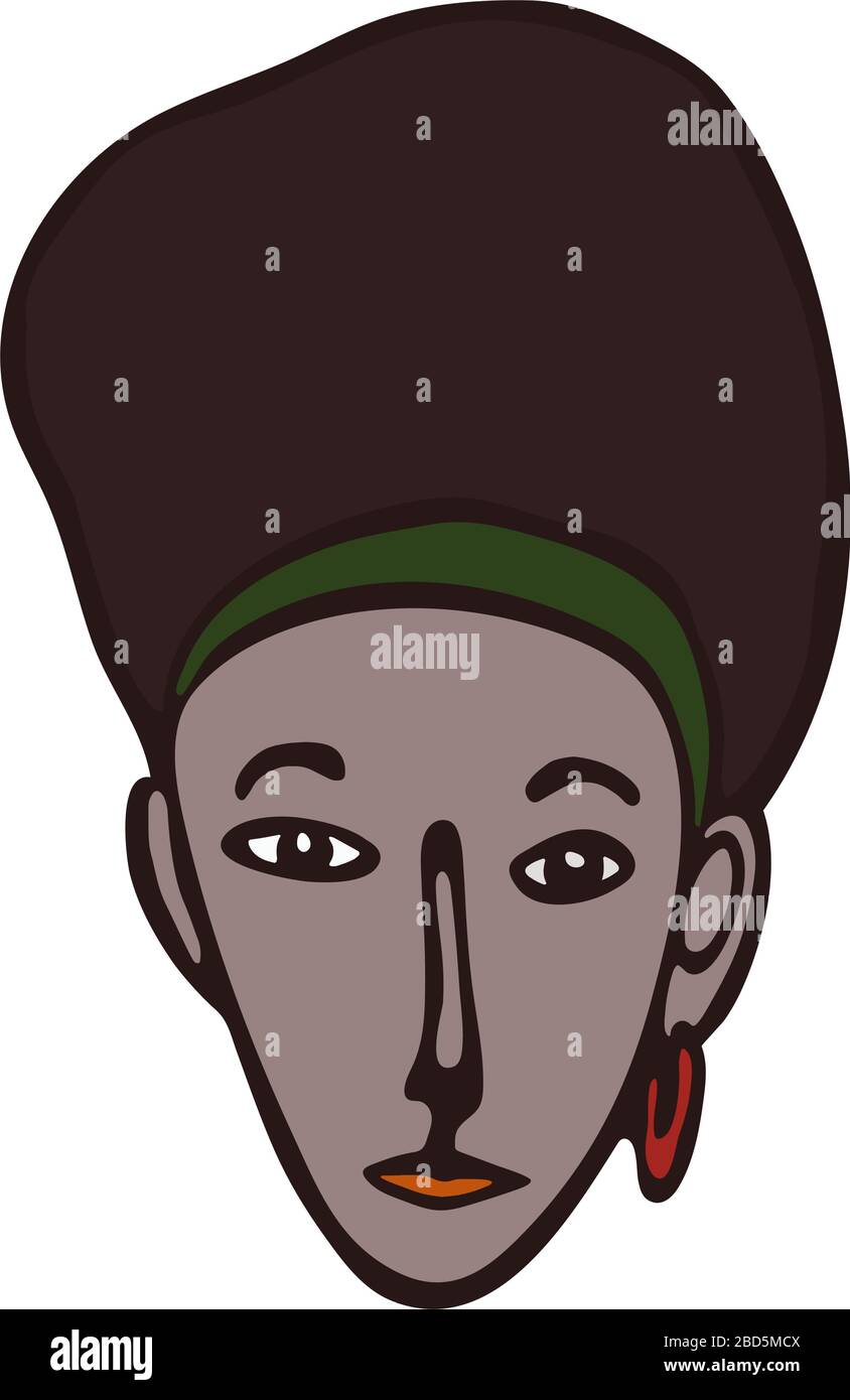 Peace sign woman portrait Stock Vector Images - Alamy