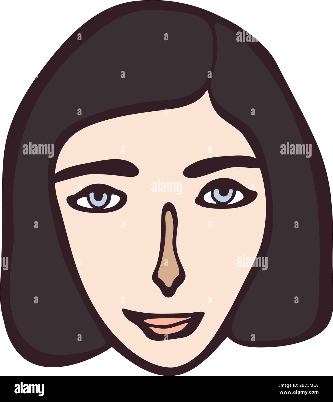 Primitive simple contour line Stock Vector Images - Alamy