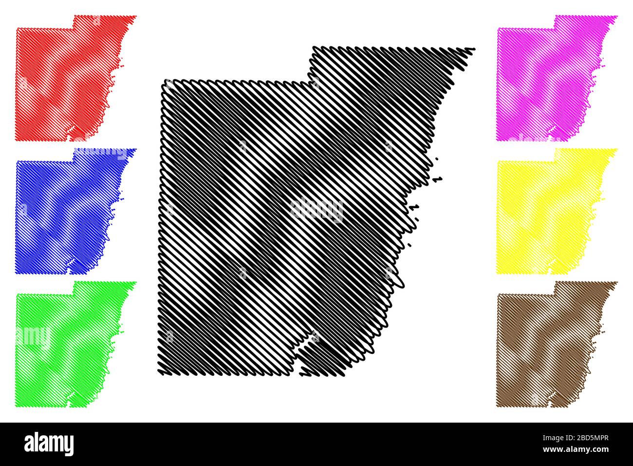 Map of calhoun city hi-res stock photography and images - Alamy