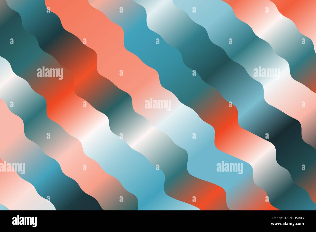 Blue and red waves vector background Stock Vector Image & Art - Alamy