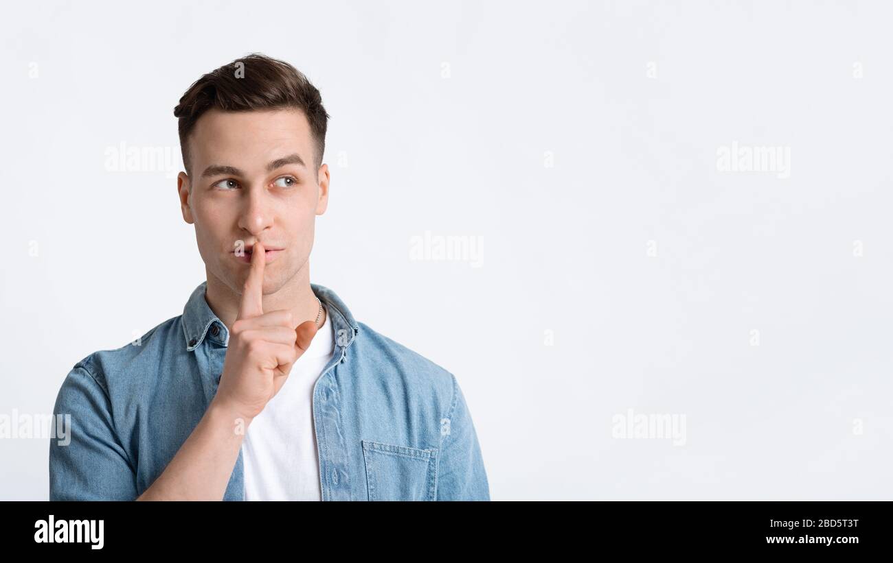 Silence sign hi-res stock photography and images - Alamy