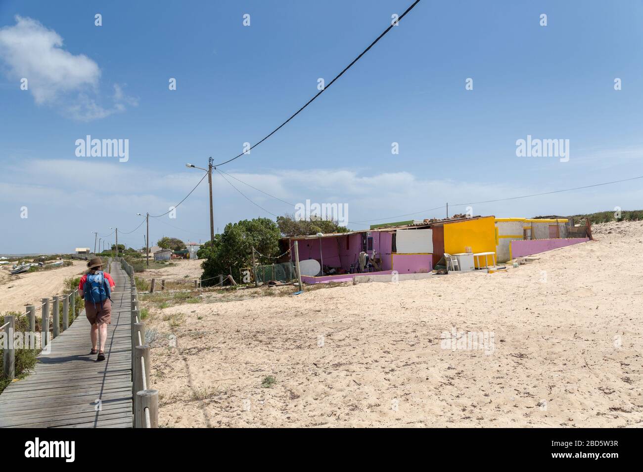 Praia do faro boardwalk hi-res stock photography and images - Alamy