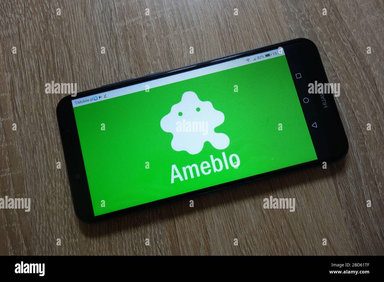 Ameblo logo displayed on smartphone Stock Photo - Alamy