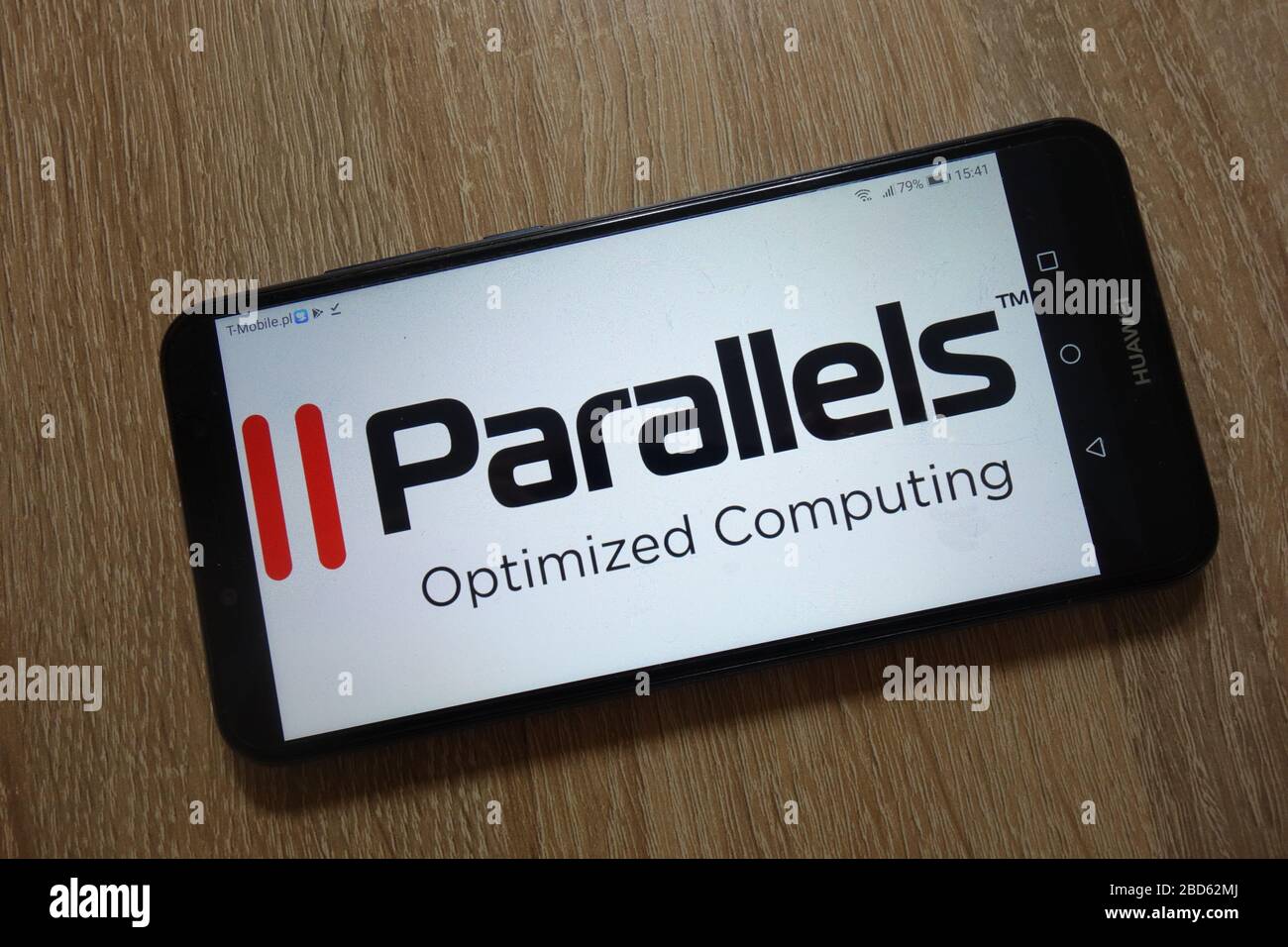 Parallels company logo displayed on smartphone Stock Photo - Alamy