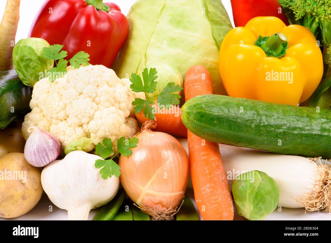 fresh and healthy vegetables from market Stock Photo - Alamy
