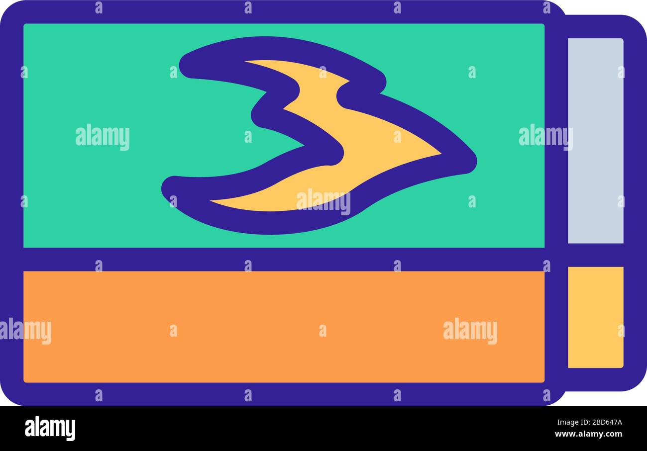 match pack icon vector outline illustration Stock Vector Image & Art ...