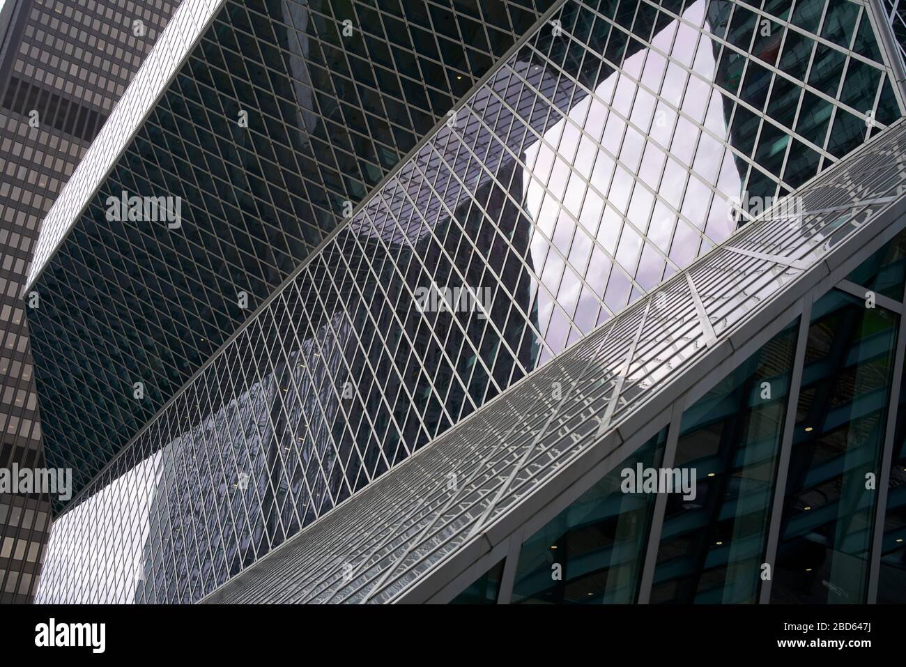 Seattle central library architecture hi-res stock photography and ...