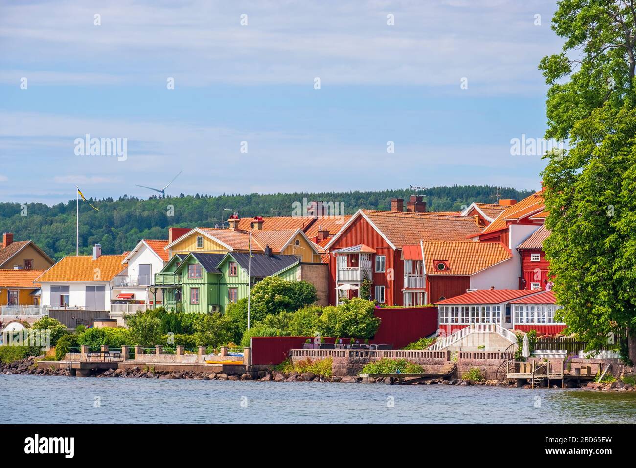 Beachfront houses water hi-res stock photography and images - Alamy