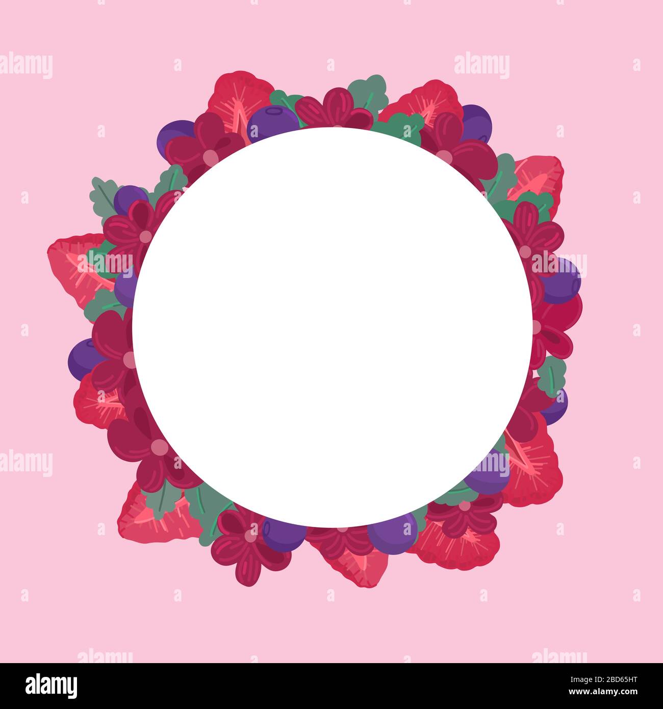 Red strawberry vector hi-res stock photography and images - Alamy