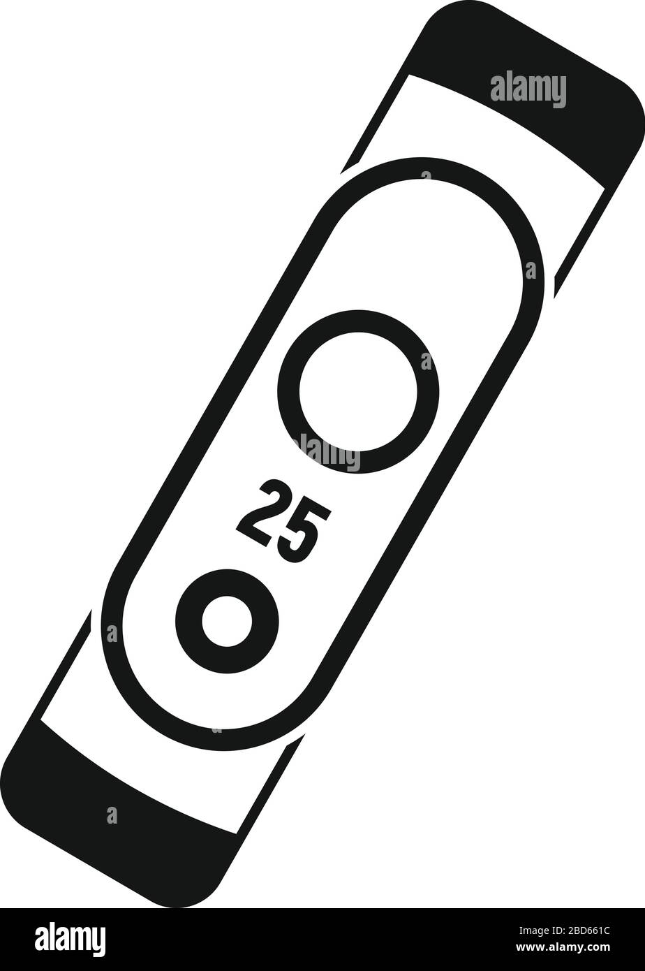 Wearable smart bracelet icon. Simple illustration of wearable smart ...