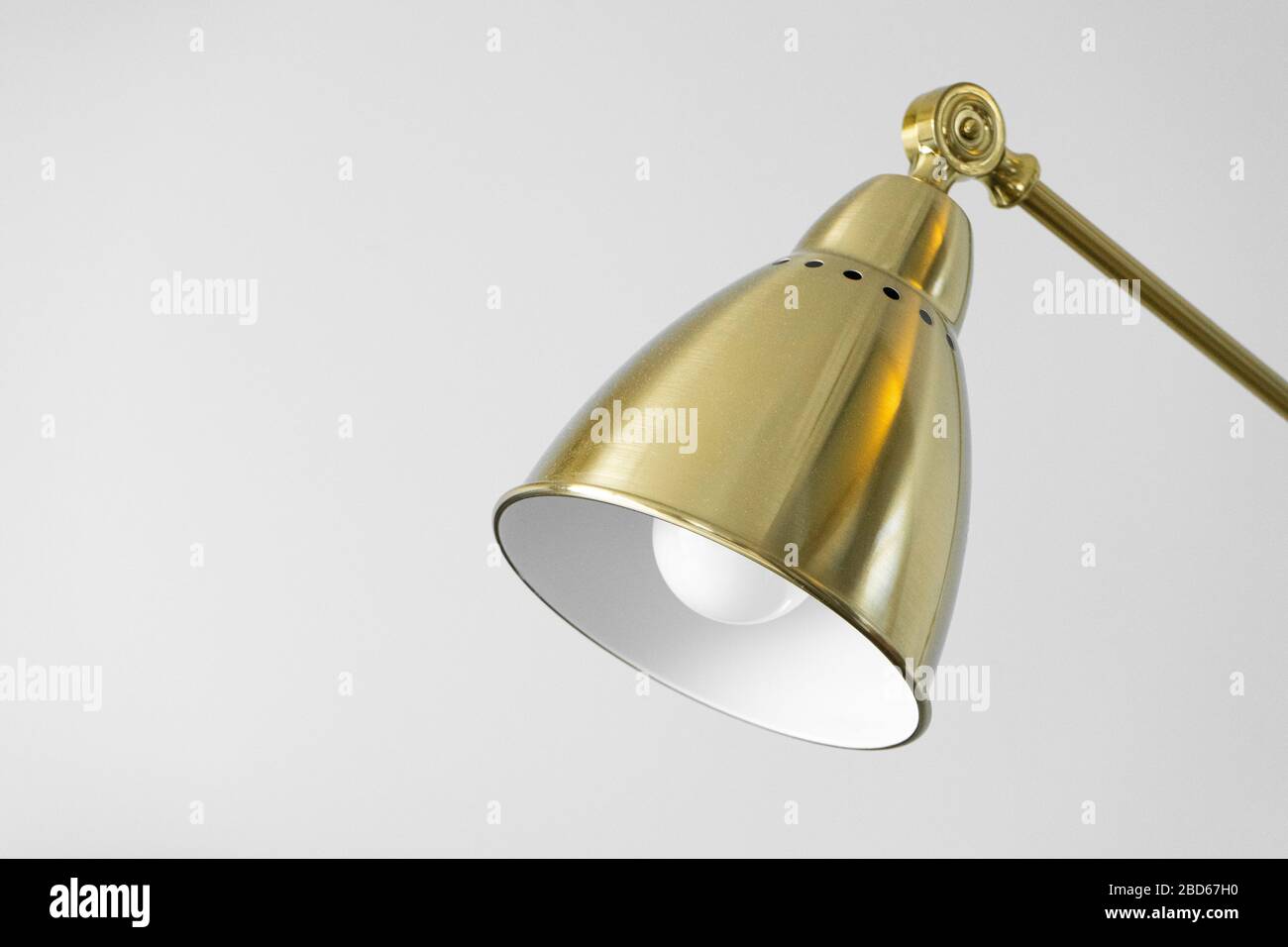 Close-up table lamp shade, cone, reflector Stock Photo - Alamy