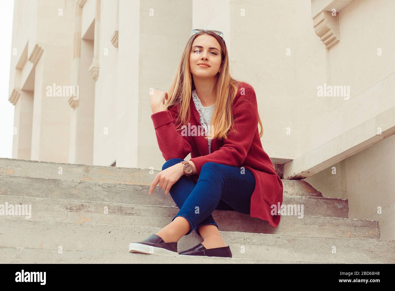 Woman walk around work hi-res stock photography and images - Alamy