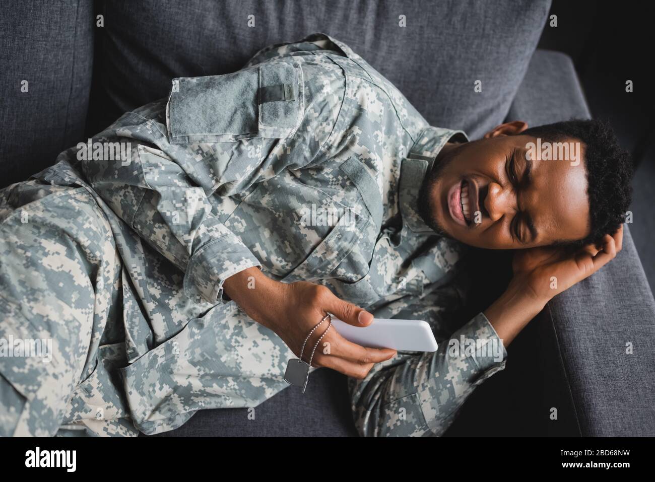 American Soldiers Crying