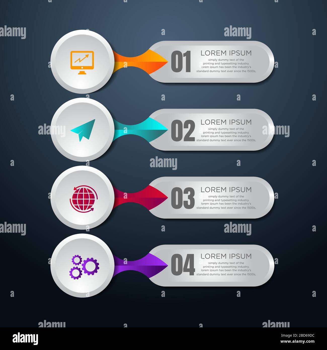 Business infographics hi-res stock photography and images - Alamy