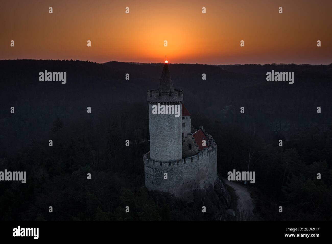 Kokorin Castle is a castle located northeast of Melnik, Czech Republic ...