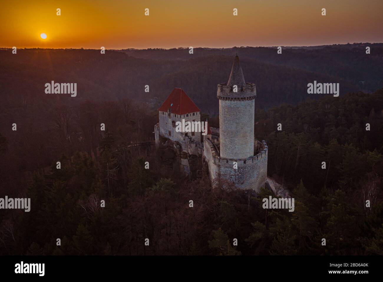 Kokorin Castle is a castle located northeast of Melnik, Czech Republic ...