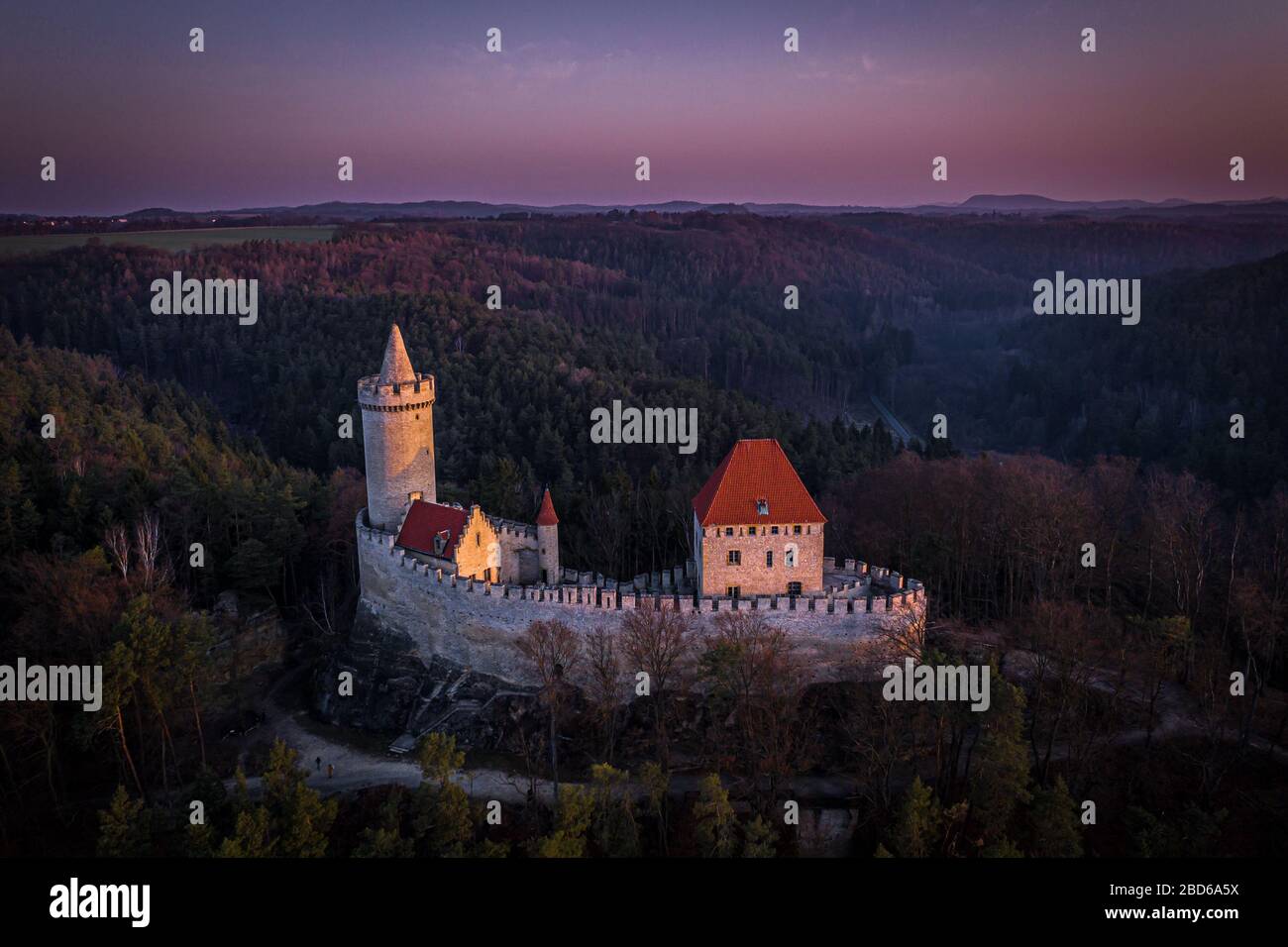 Kokorin Castle is a castle located northeast of Melnik, Czech Republic ...