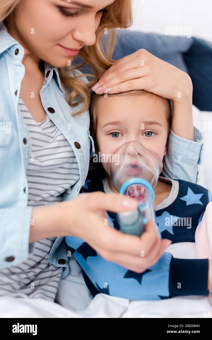 Child inhaler adult bedroom hi-res stock photography and images - Alamy