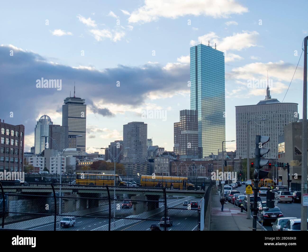Back Bay skyline, Boston, Massachusetts, USA Stock Photo - Alamy