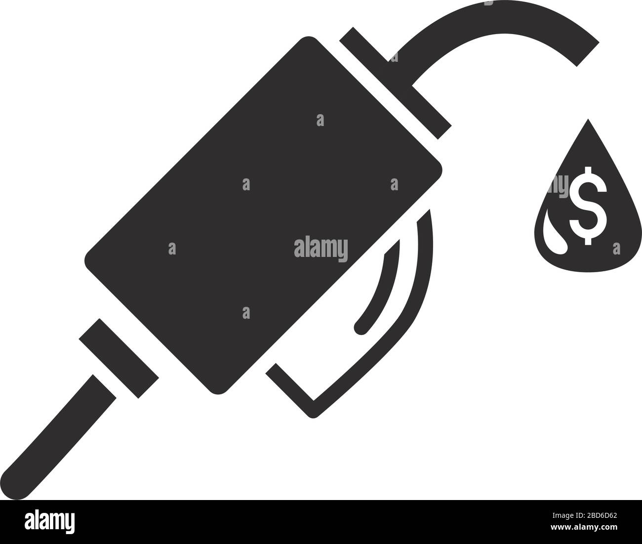 station pump money trade crisis economy, oil price crash vector ...