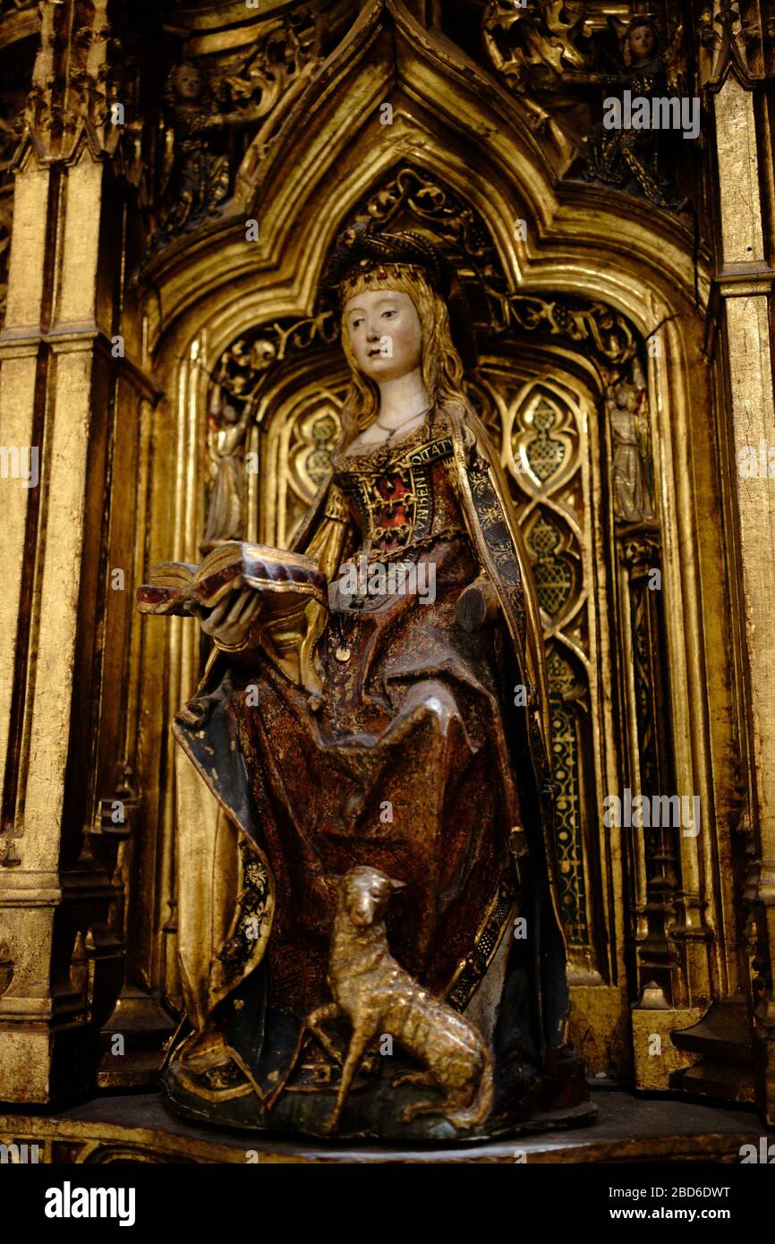 BURGOS CASTILE AND LEON ST MARY CATHEDRAL - CHAPEL AND STATUES - GOTHIC ...