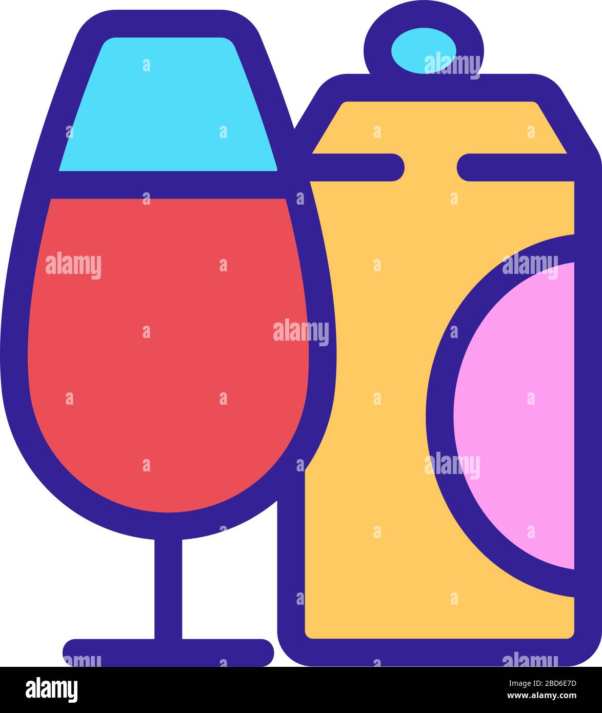 Bank beer glass icon vector outline illustration Stock Vector Image ...