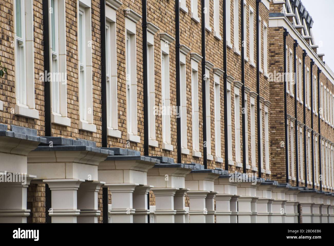 Newly built housing development - London UK Stock Photo - Alamy