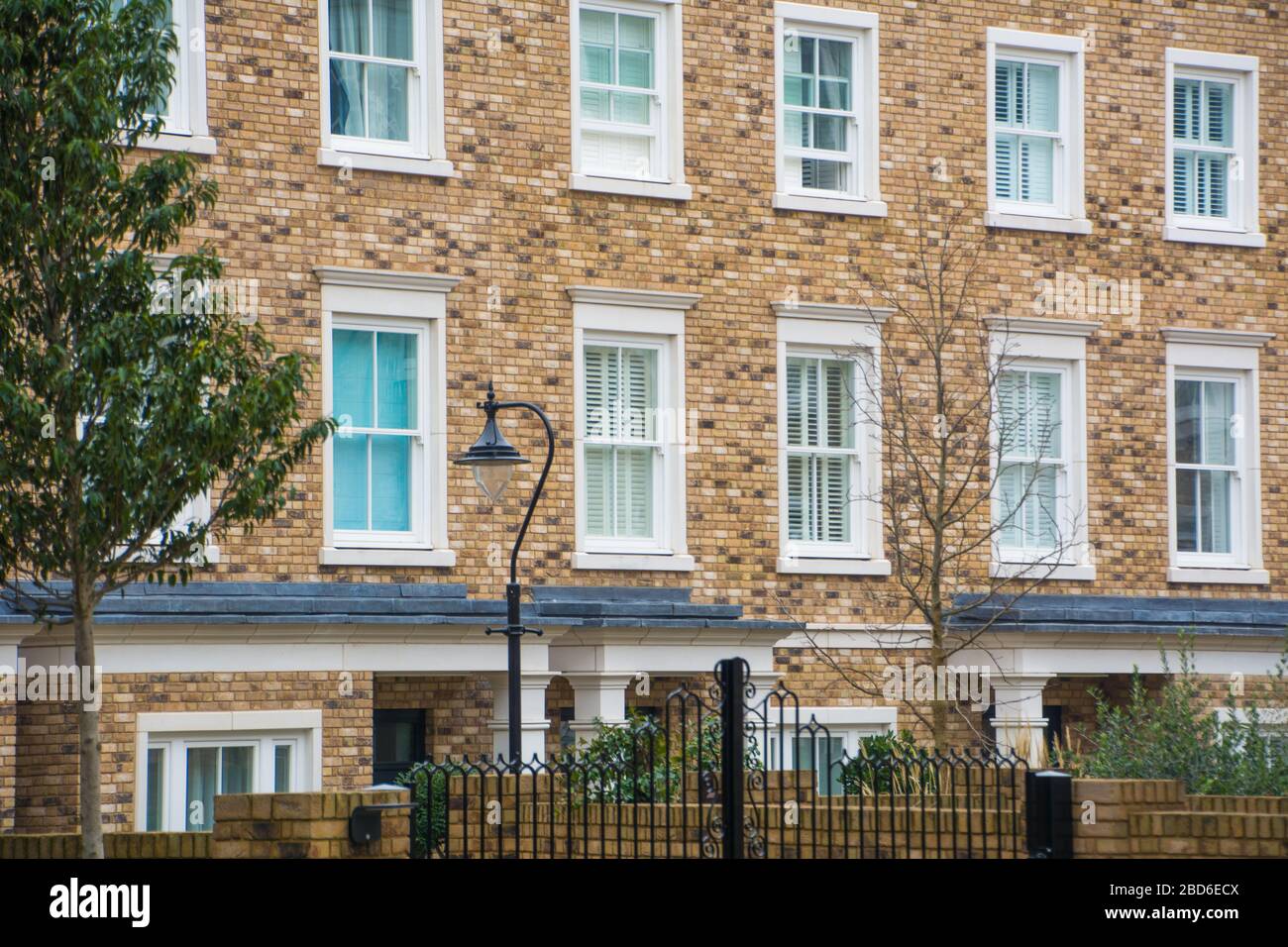 Newly built housing development - London UK Stock Photo - Alamy