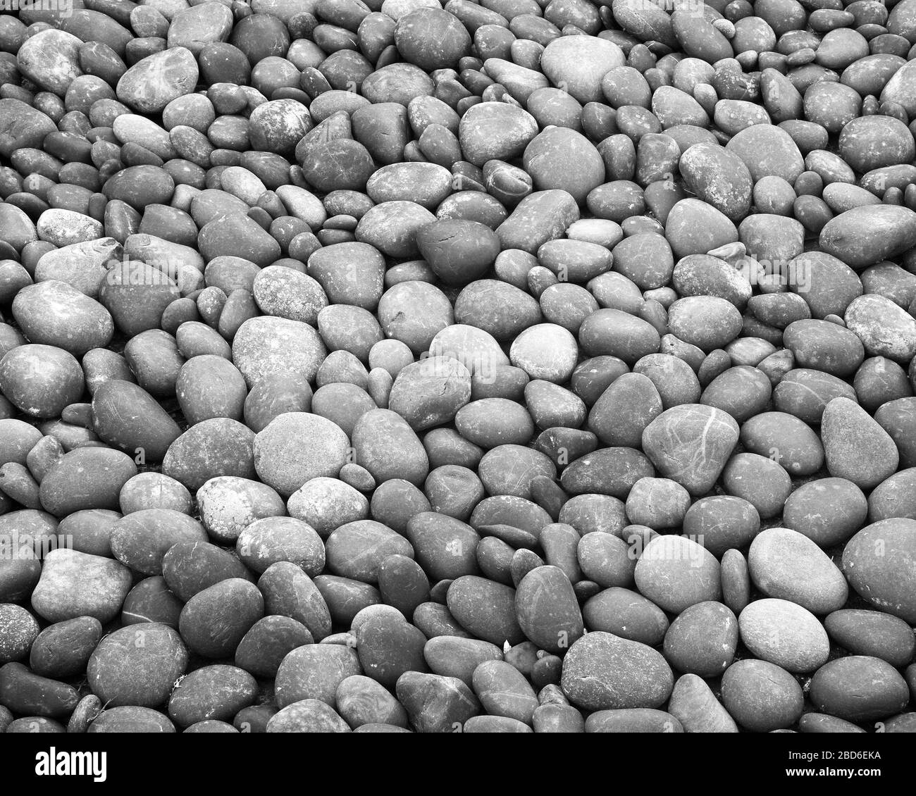 Smooth pebbles Black and White Stock Photos & Images - Alamy
