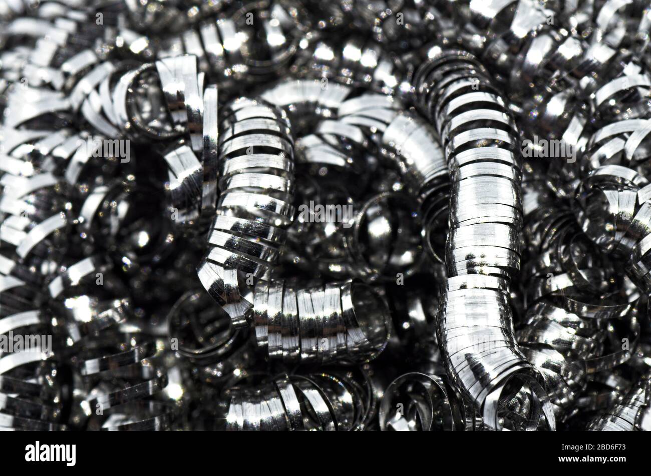 Steel wool detail photo. Household cleaning Stock Photo - Alamy