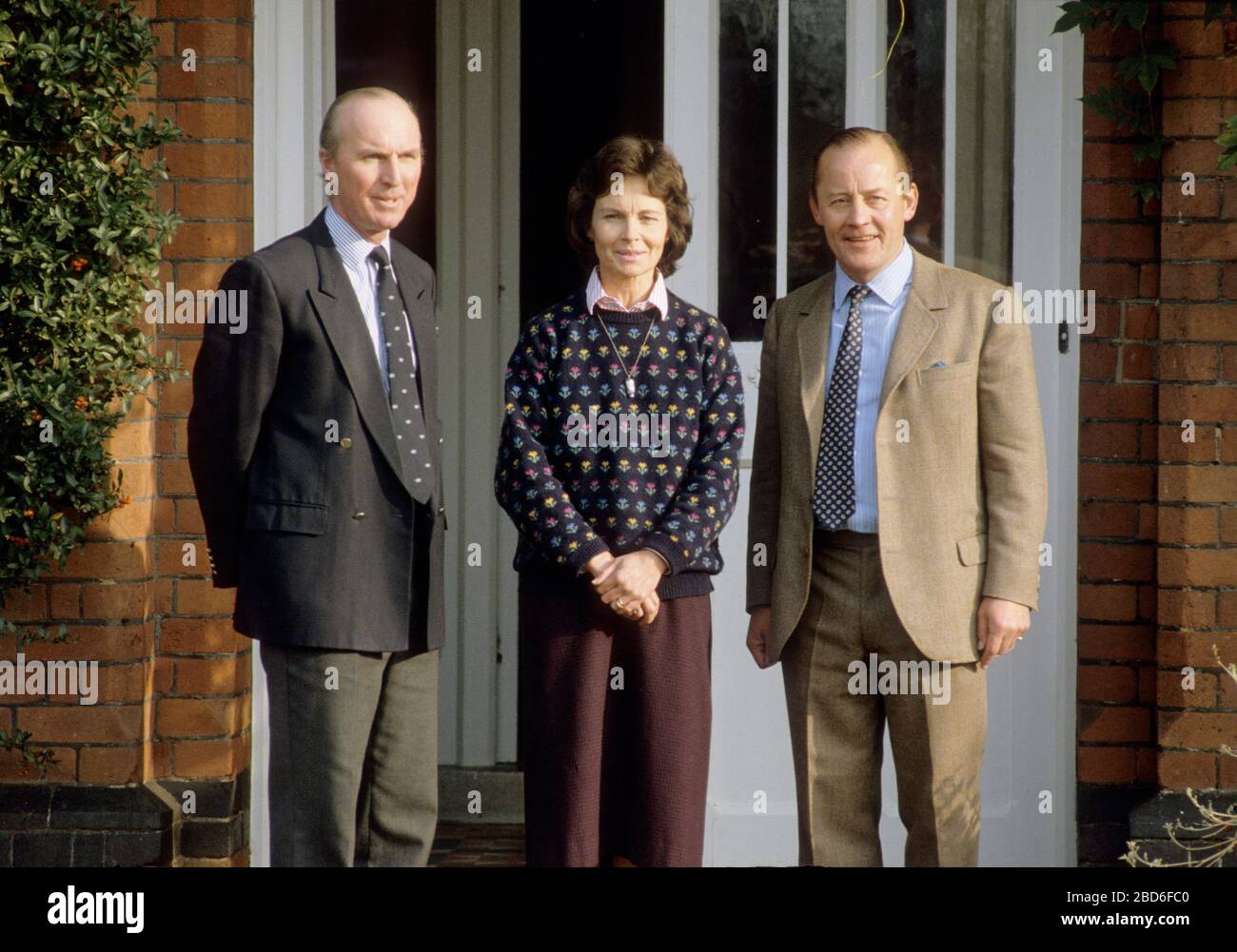 Gerald Barber and Nichol Marston (right), joint headmasters of Ludgrove ...