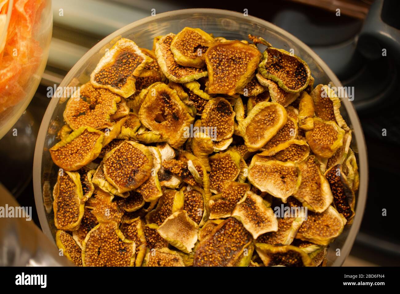 Dry fig fruit in the market in view Stock Photo - Alamy