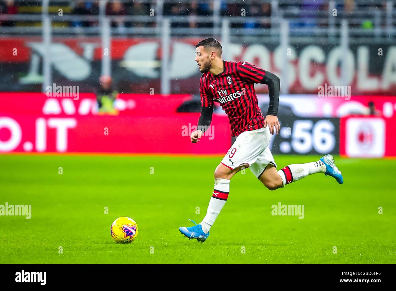 Theo Hernandez of AC Milan during italian soccer Serie A season 2019/20 ...