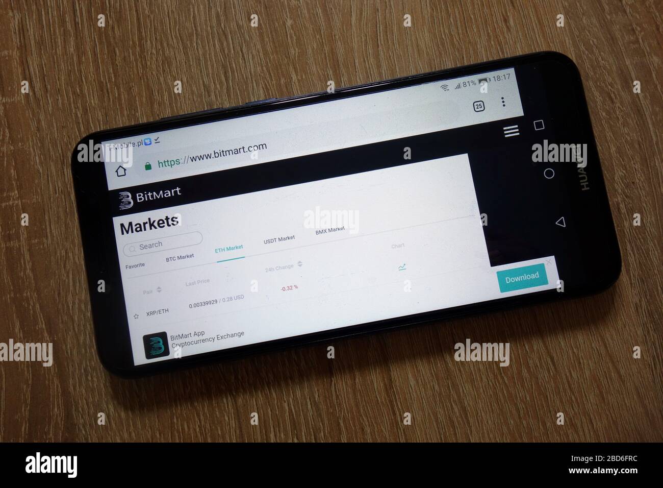 Bitmart logo hi-res stock photography and images - Alamy