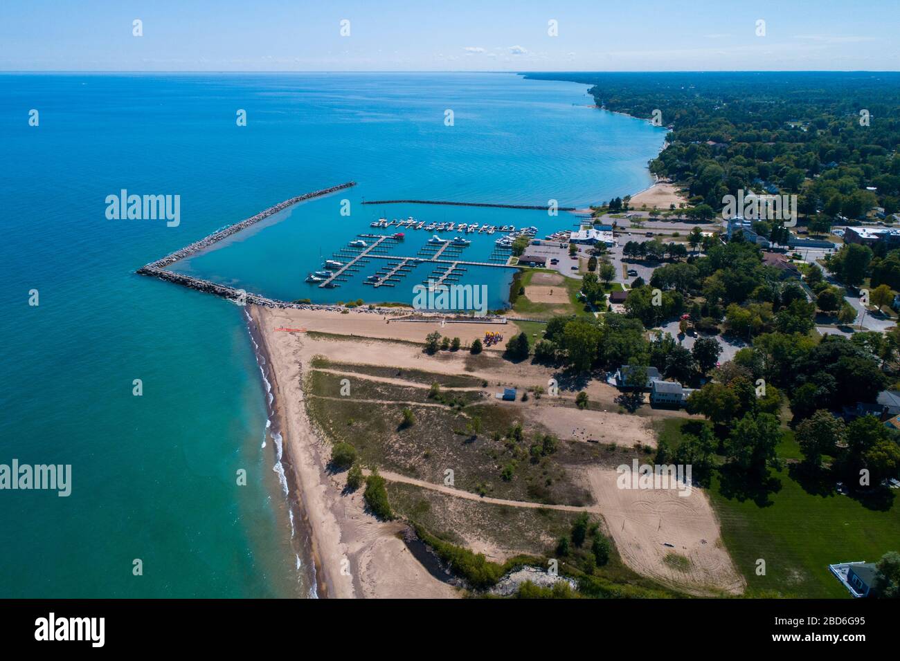 Marina at Sarnia Ontario Canada on Lake Huron Stock Photo - Alamy