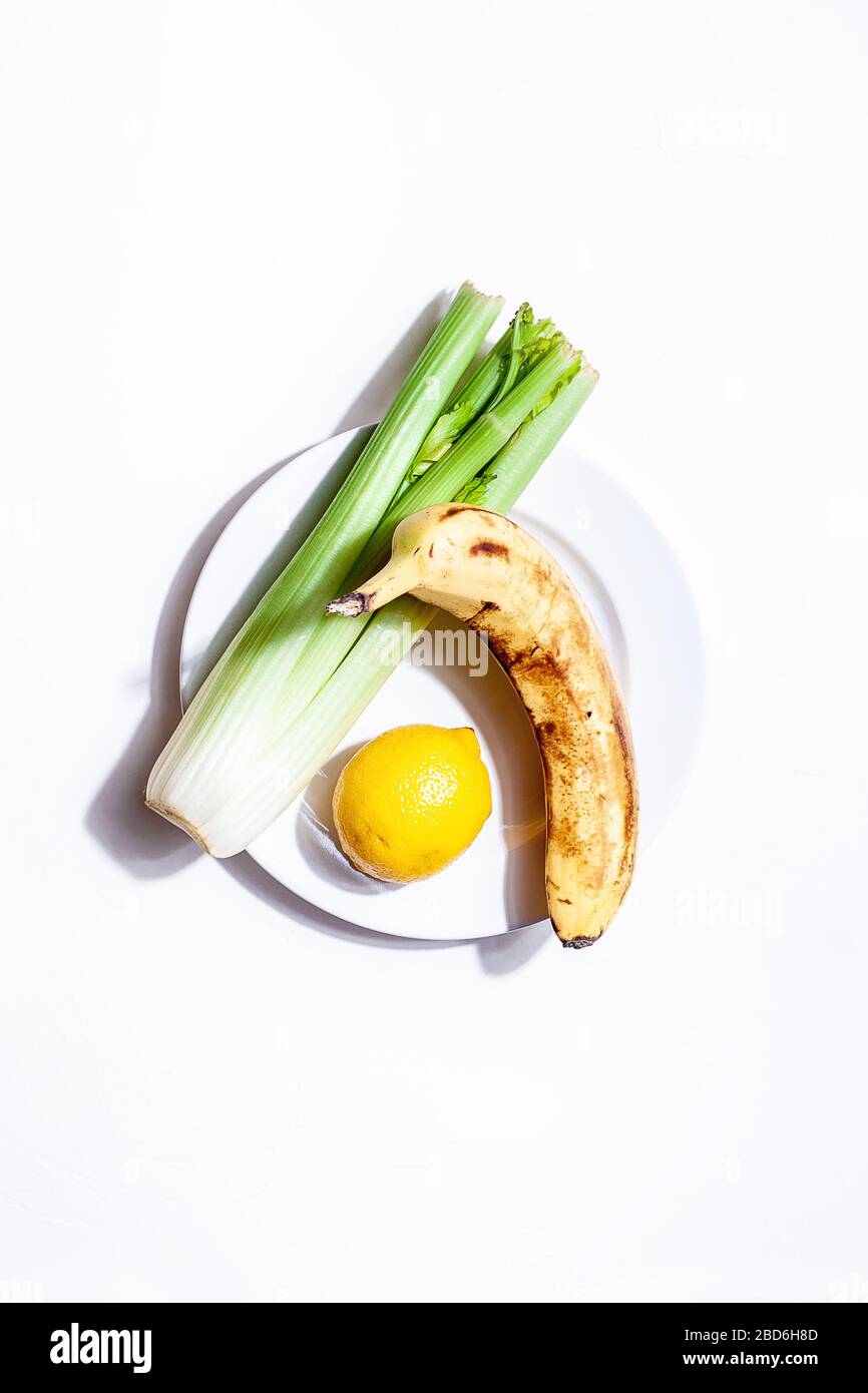 Vegetable art composition abstract Cut Out Stock Images & Pictures - Alamy