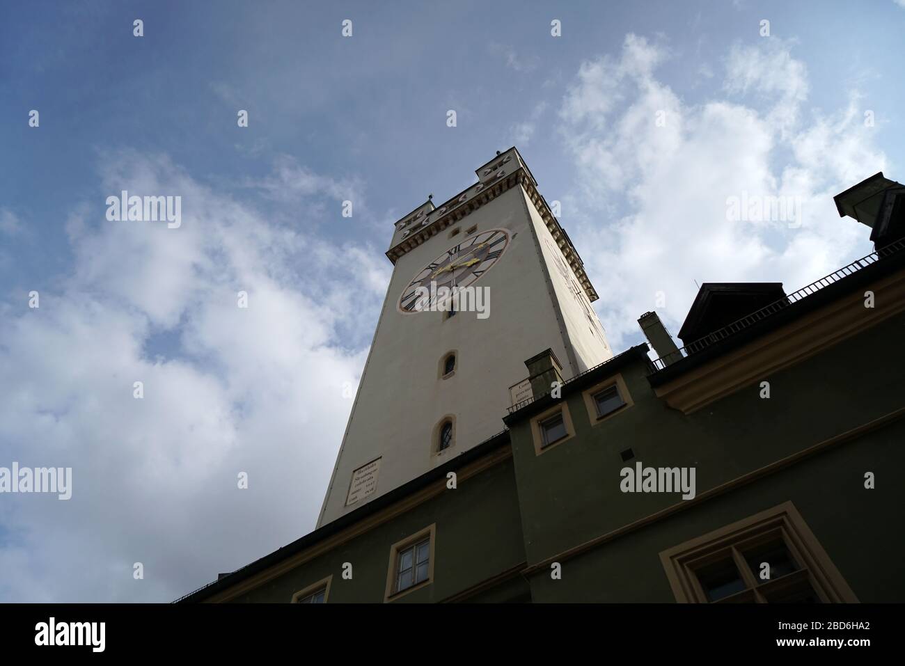 Straubing is a Lower Bavarian city with a well-preserved old town with ...