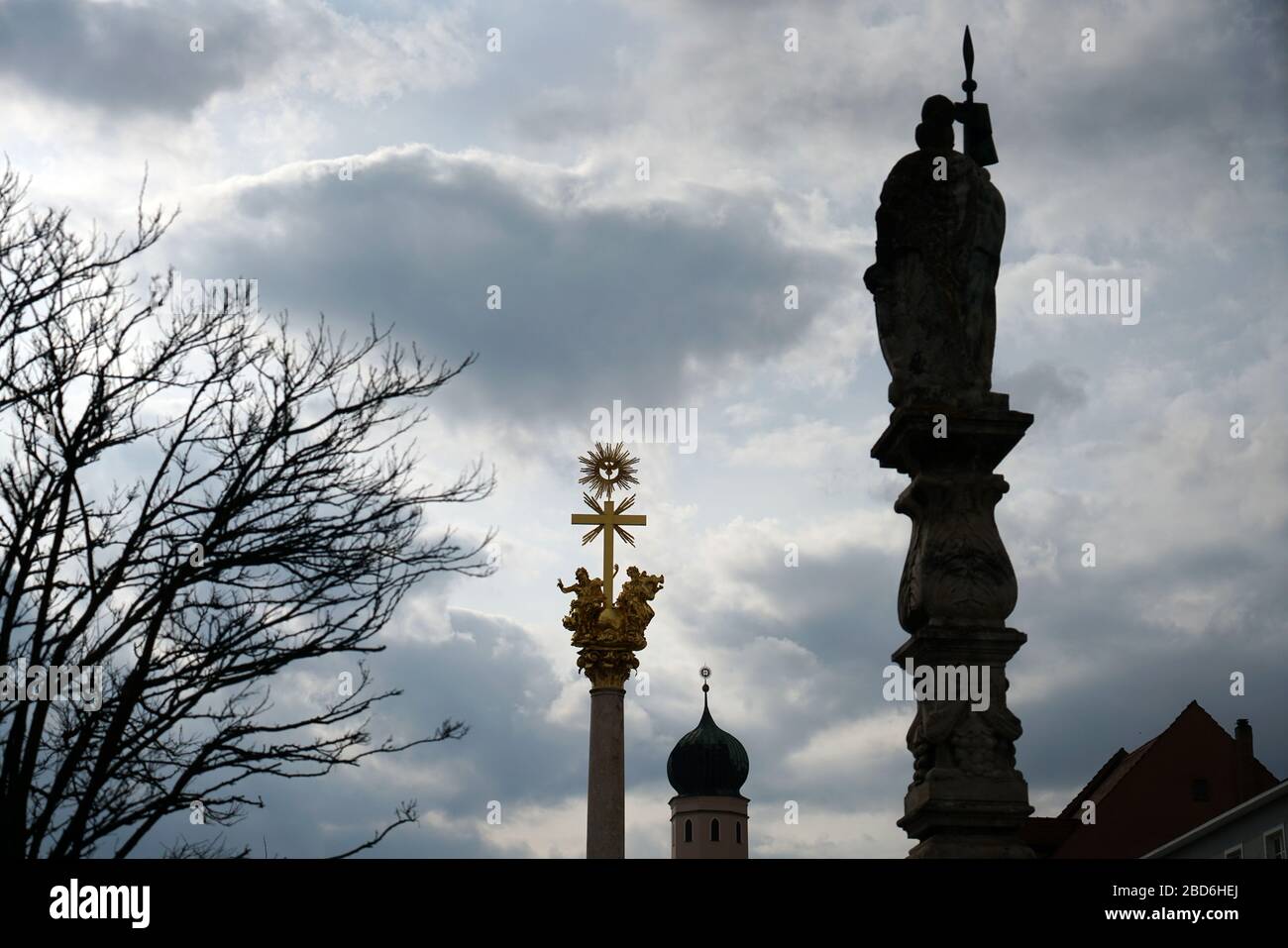 Straubing is a Lower Bavarian city with a well-preserved old town with ...