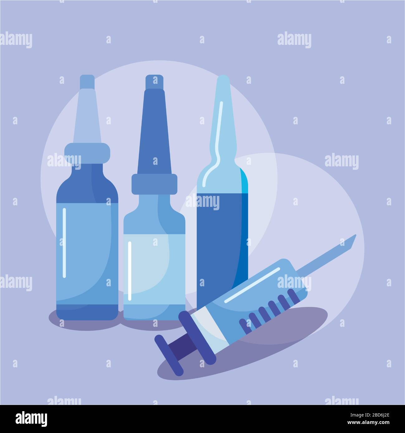 vaccination and health, medical immunization vector illustration design ...
