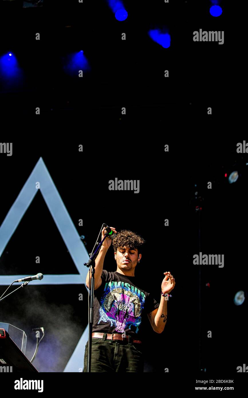 Odense, Denmark. 28th, June 2018. The Danish singer and songwriter Alex ...