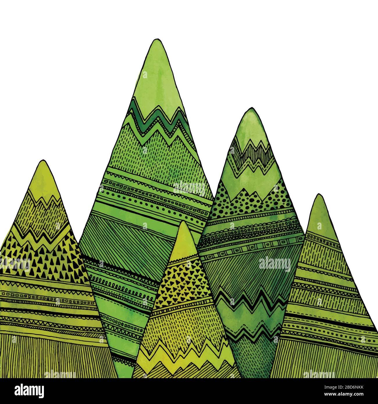 Graphic mountain art hi-res stock photography and images - Alamy