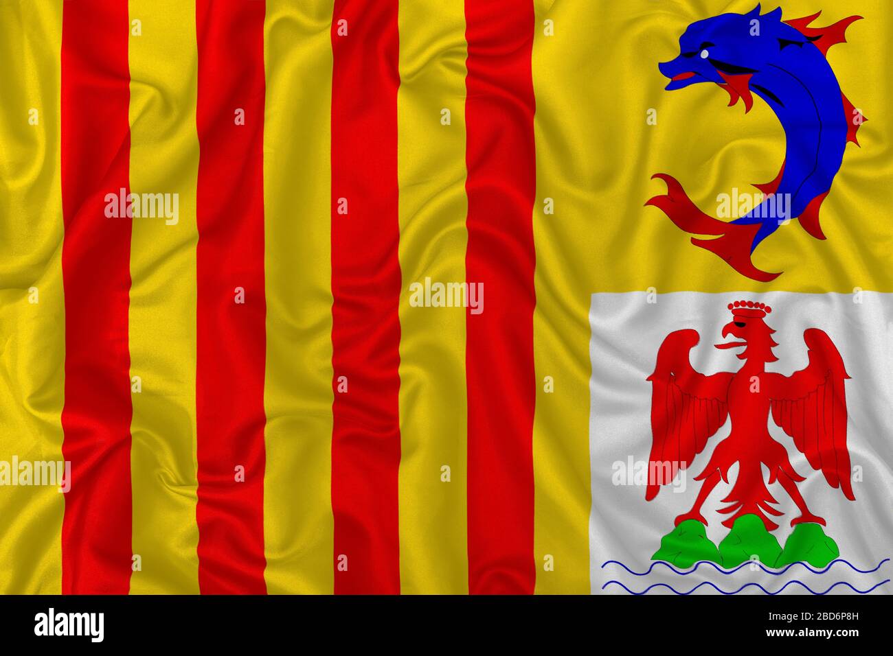 3d flag provence france hi-res stock photography and images - Alamy